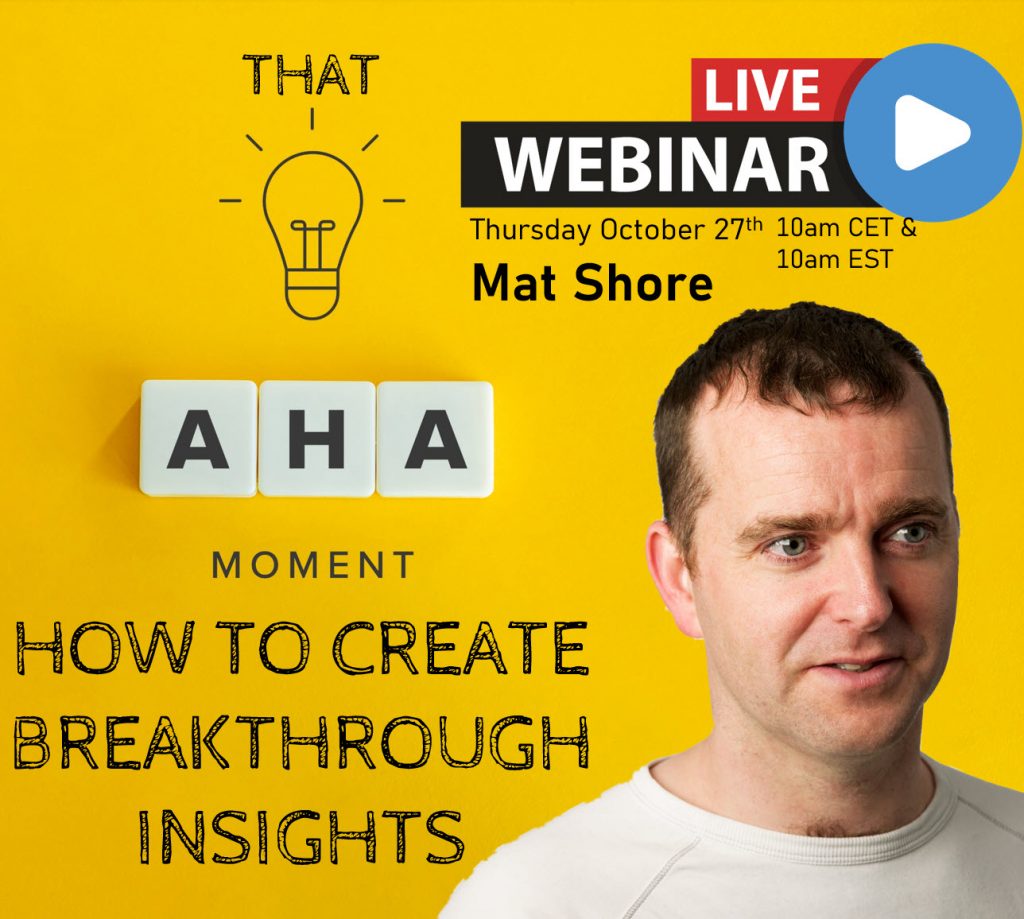 Webinar That Aha Moment How To Create Breakthrough Insights Full